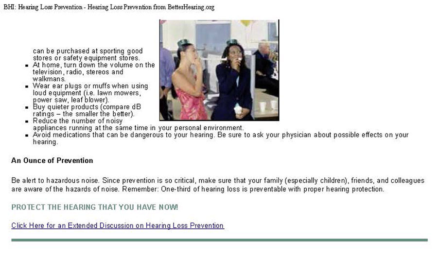 Hearing Aids Discount Hearing Loss Prevention